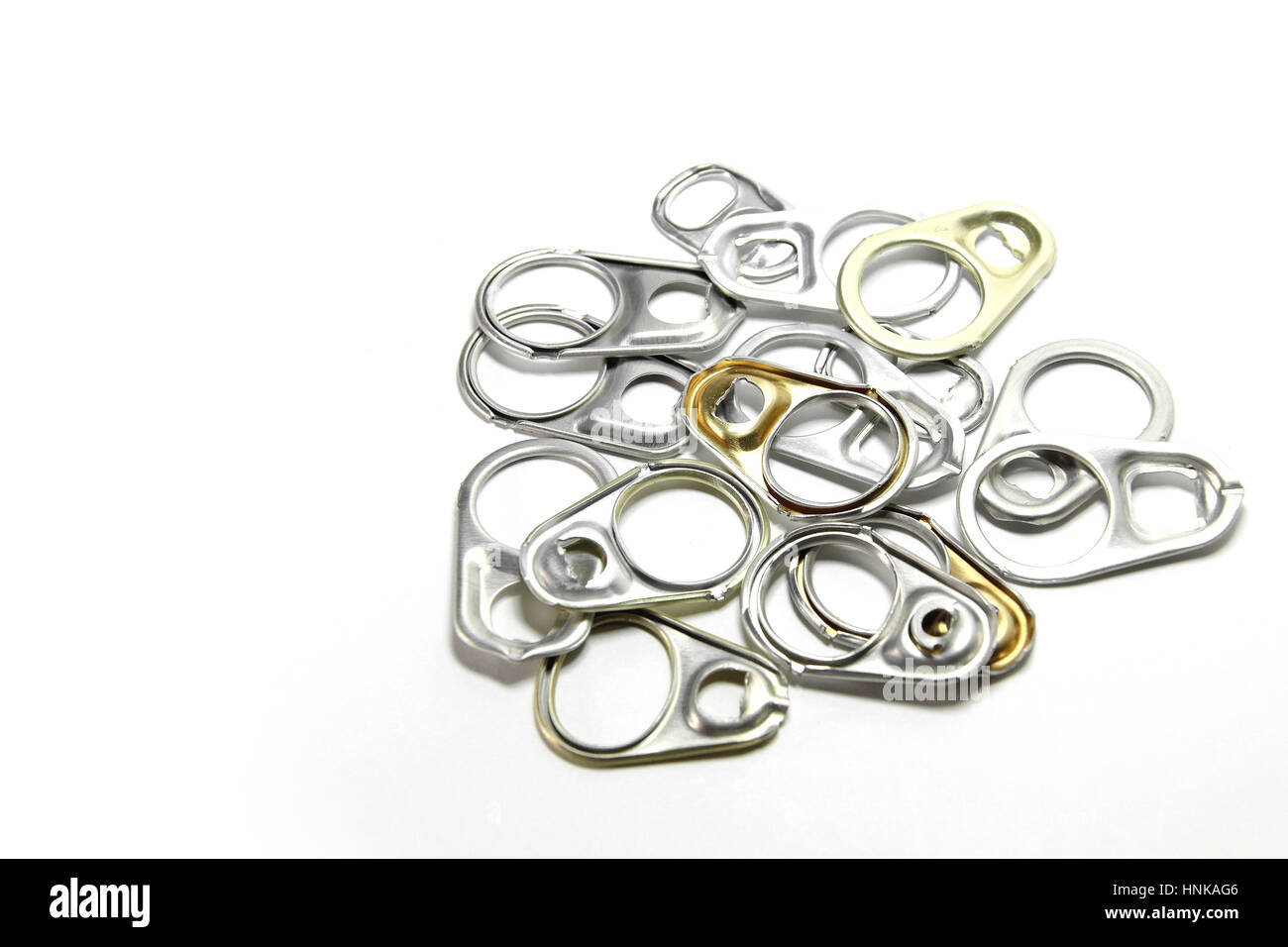 Closed Up Recyclable Material - Cancap isolated on white background ...