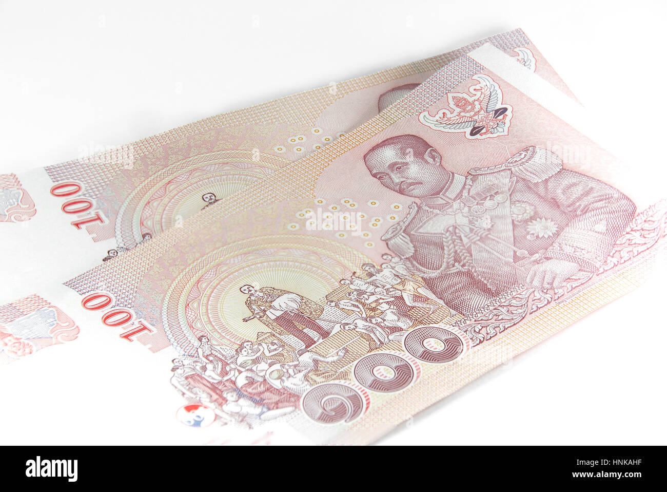 100 thai baht banknotes hi-res stock photography and images - Alamy