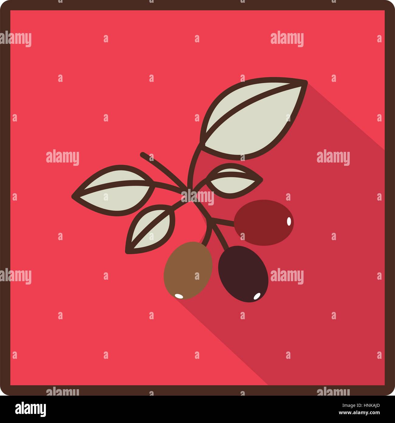 Coffee tree icon image design hi-res stock photography and images - Alamy
