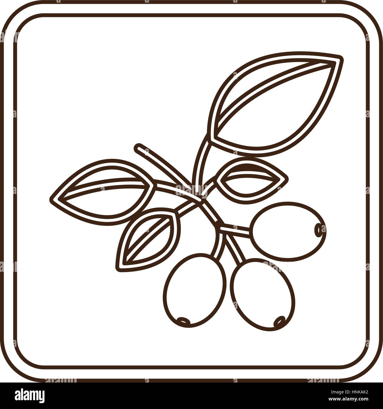 coffee tree icon image design, vector illustration Stock Vector Image ...
