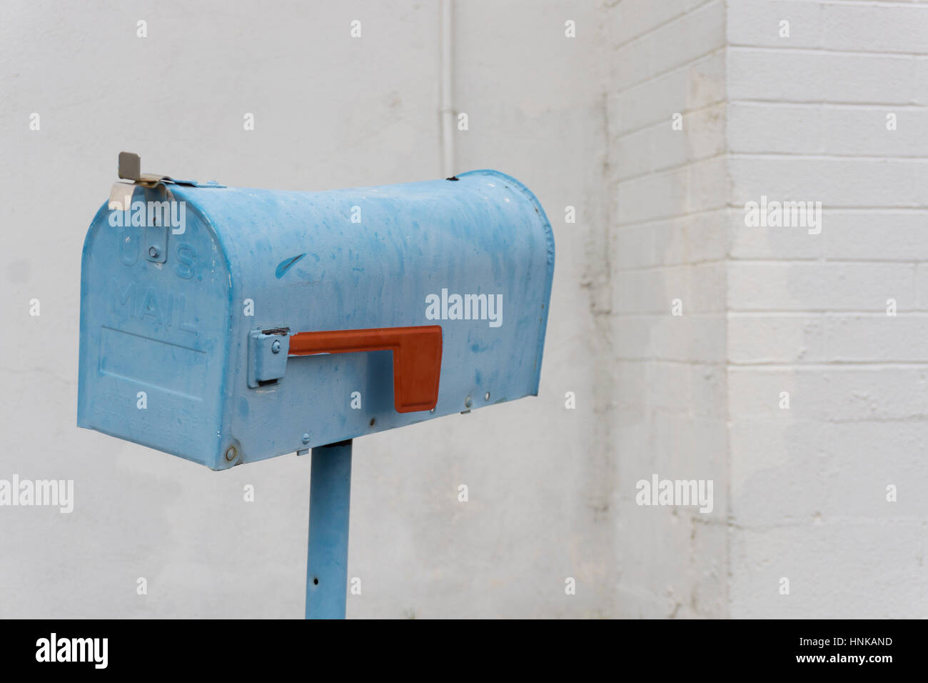 A retro mailbox is seen Stock Photo - Alamy