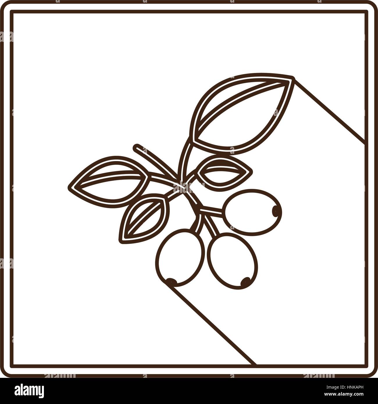 coffee tree icon image design, vector illustration Stock Vector Image ...