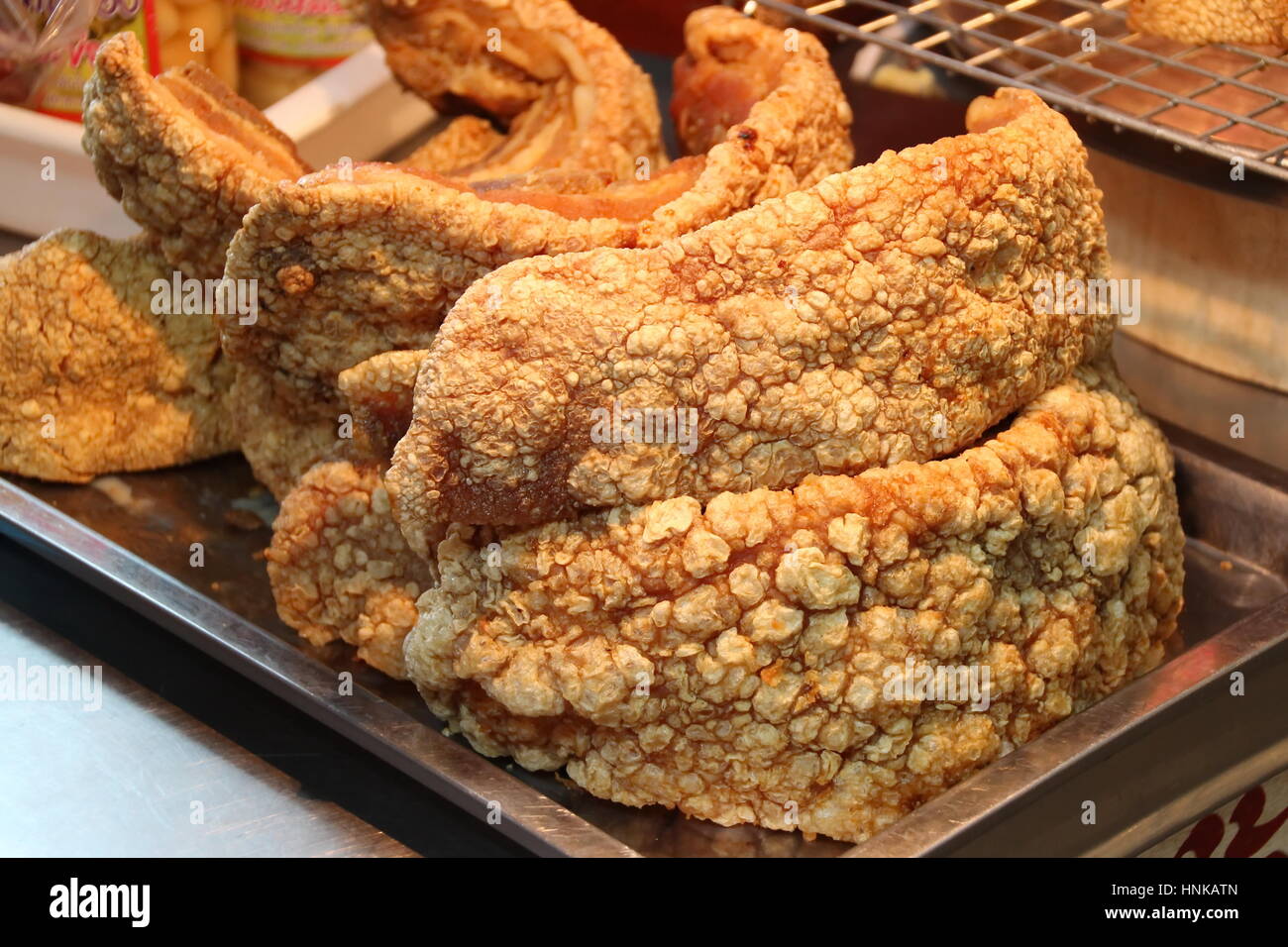 Thai crispy fried pork hi-res stock photography and images - Alamy