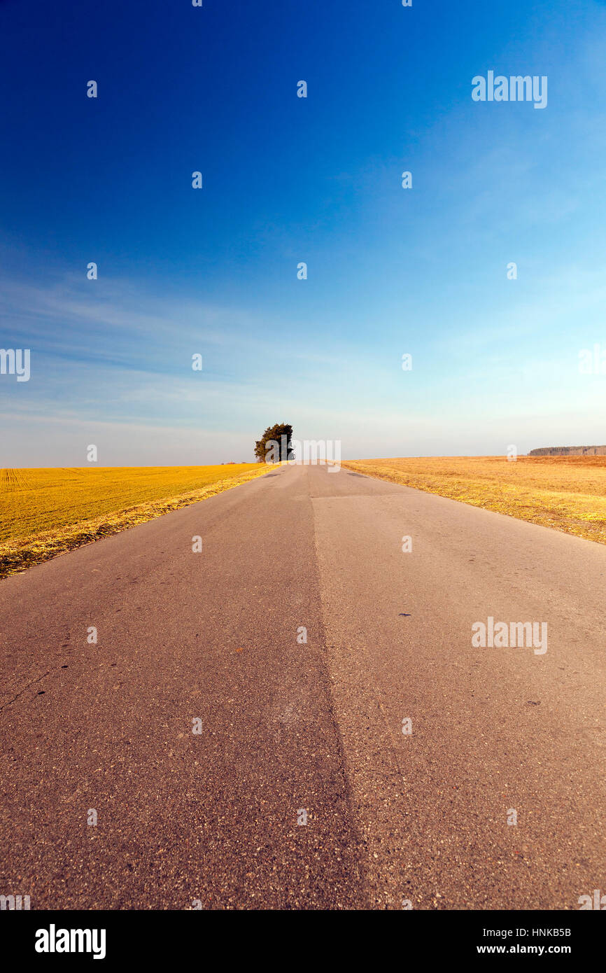 Rural road repairs hi-res stock photography and images - Alamy