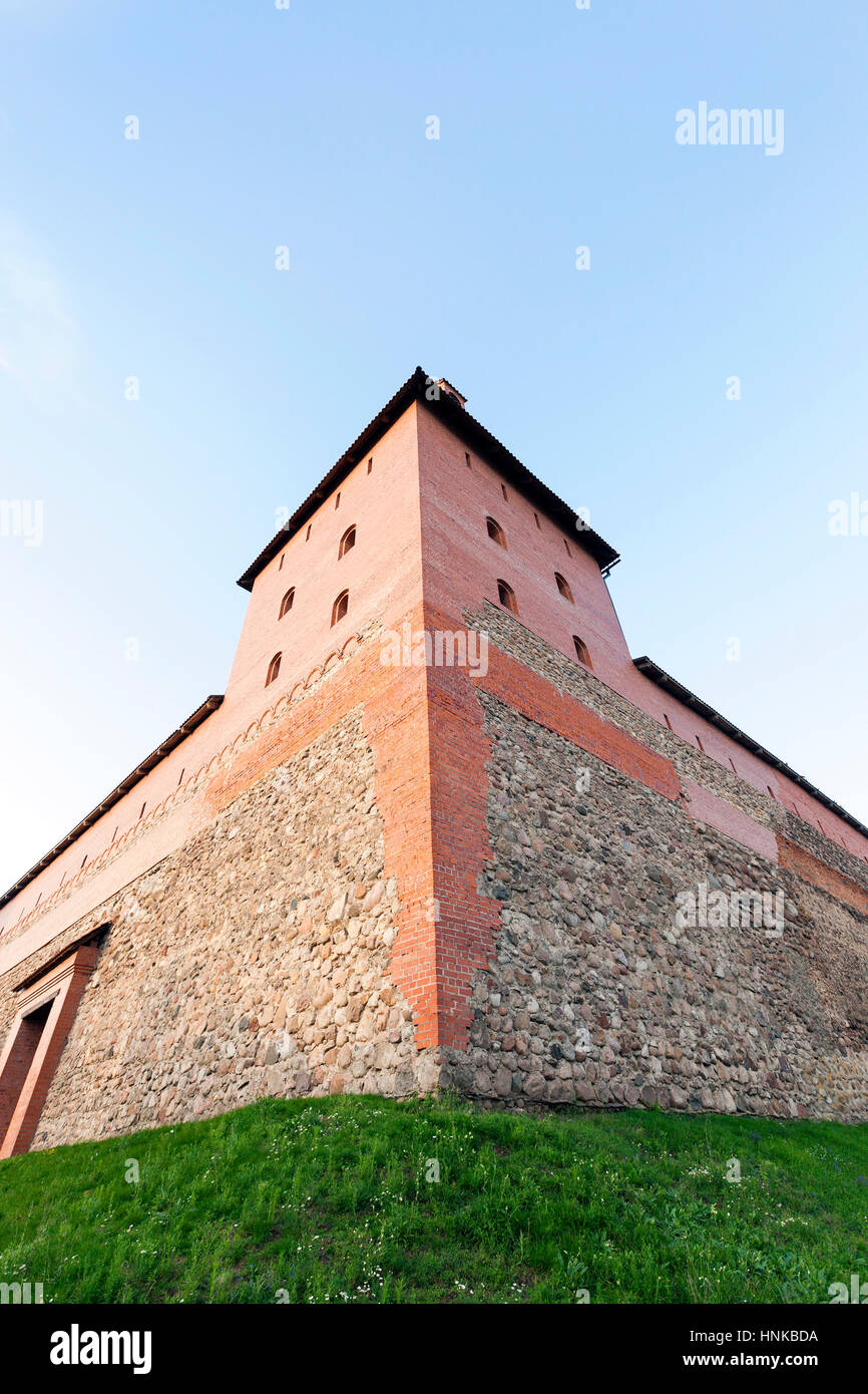 old fortress in the town of Lida Stock Photo - Alamy