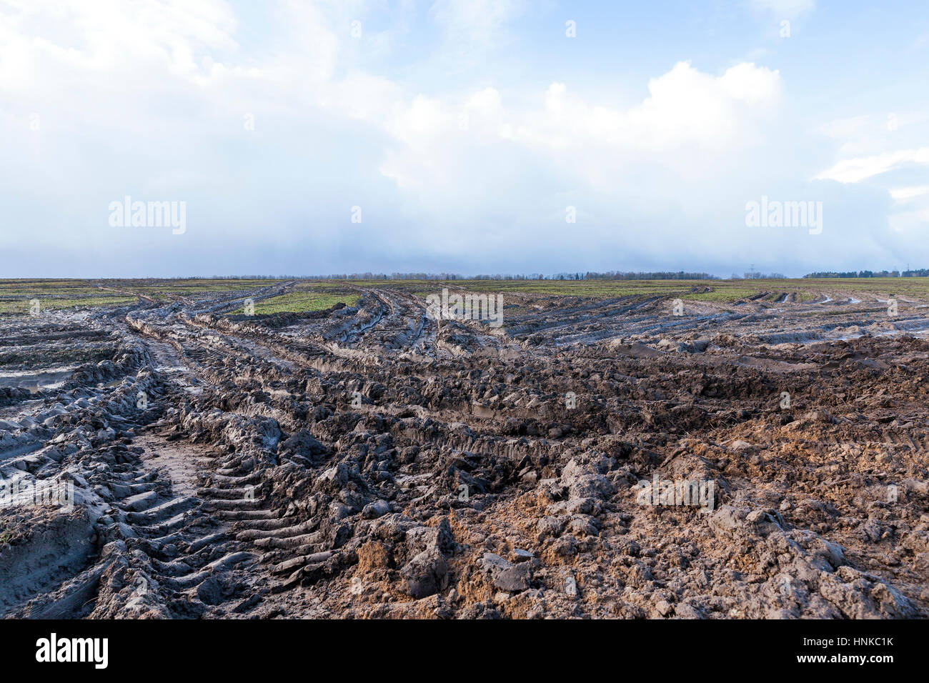 road in a field Stock Photo - Alamy