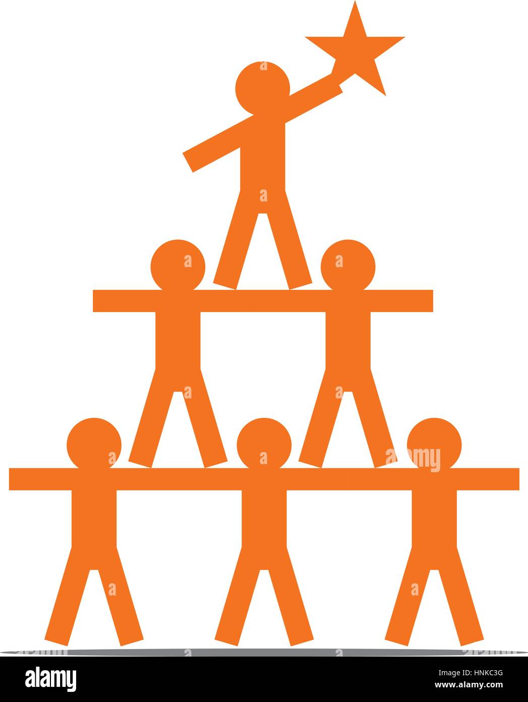 Synergy Teamwork Leadership Stock Vector Image & Art - Alamy