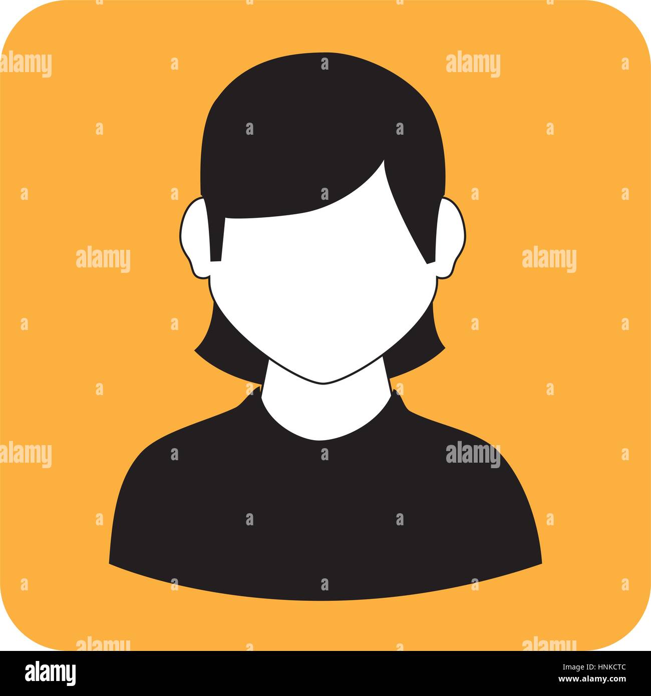 square frame with half body man with shirt vector illustration Stock ...