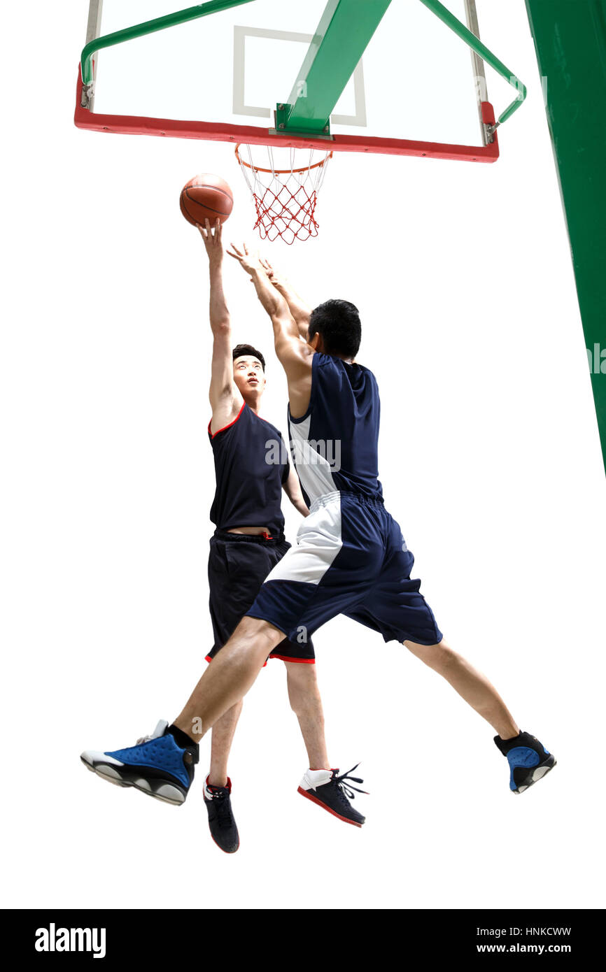 Basketball players to play basketball Stock Photo - Alamy