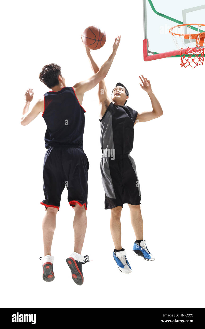 Basketball players to play basketball Stock Photo - Alamy