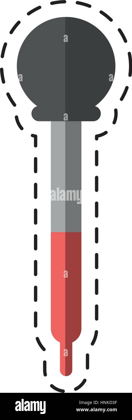 cartoon dropper laboratory test glass vector illustration eps 10 Stock ...
