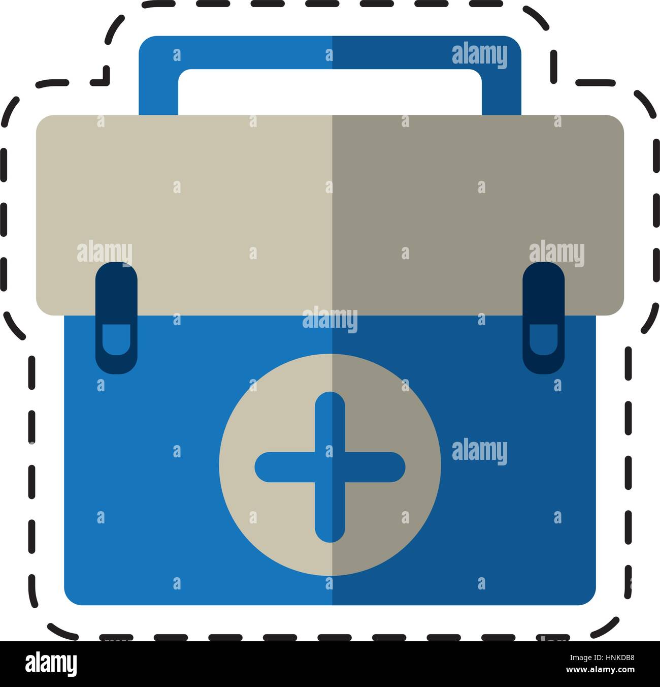 cartoon first aid kit emergency equipment vector illustration eps 10 ...