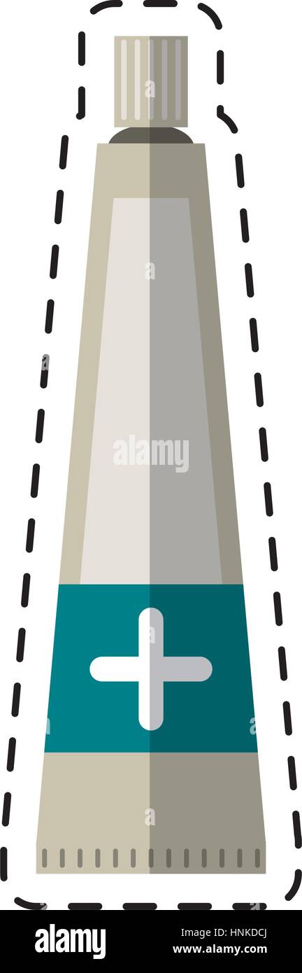 cartoon ointment cream tube medicine vector illustration eps 10 Stock ...