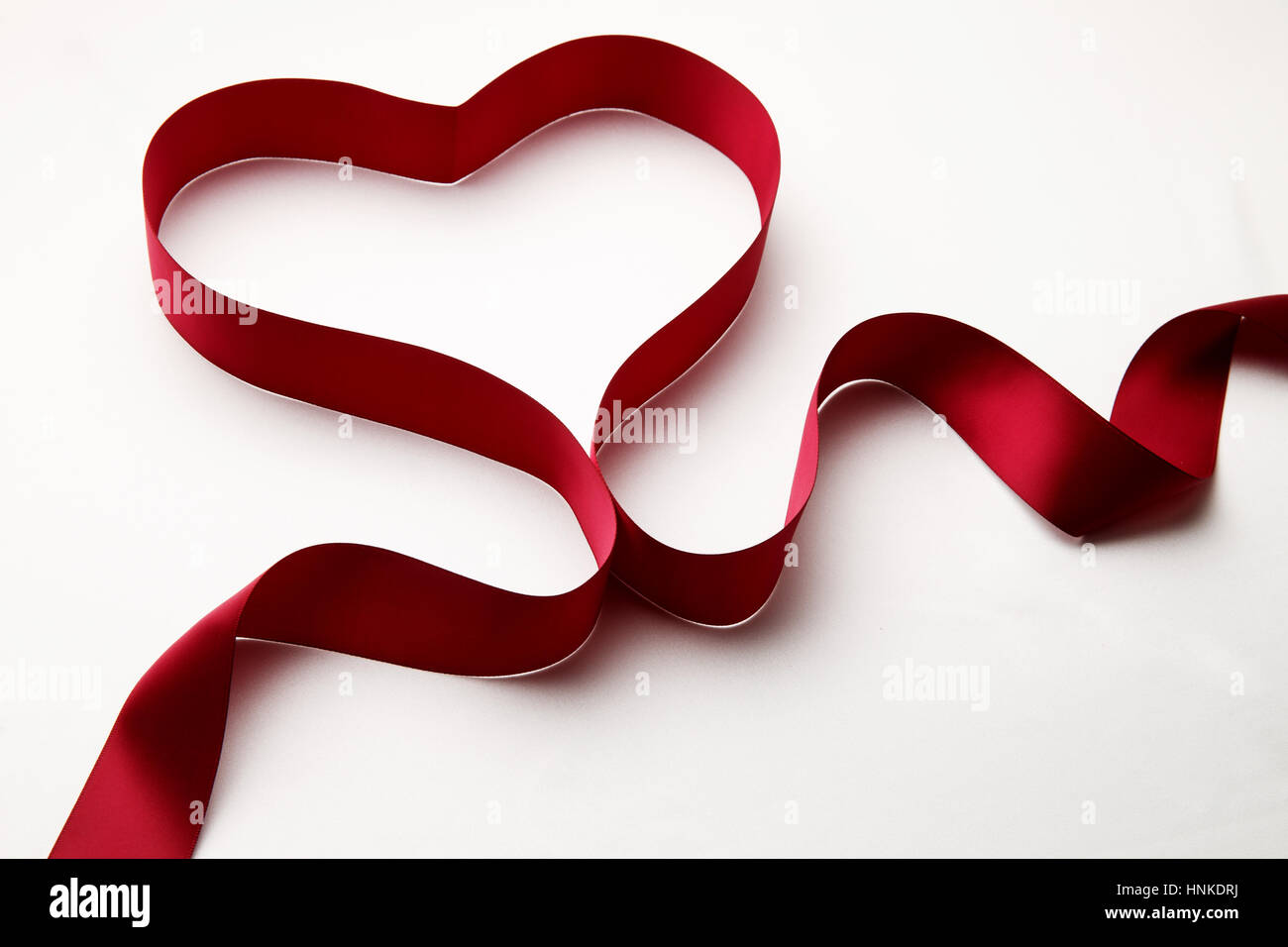 Heart shaped ribbon hi-res stock photography and images - Alamy