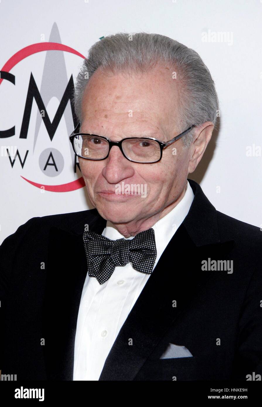 Larry King attends the Country Music Awards held at Madison Square ...