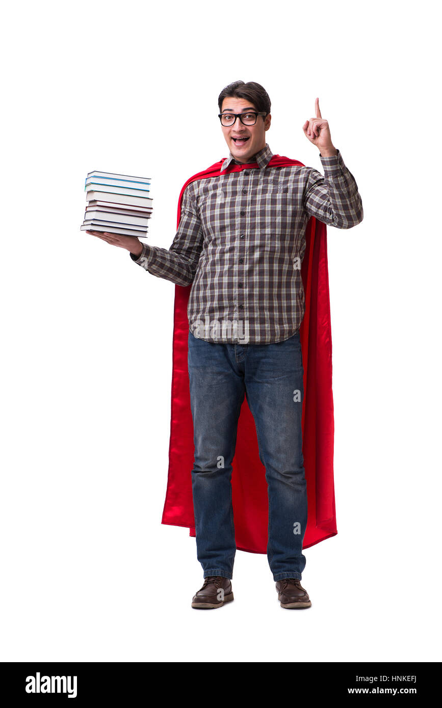 Superhero reading book Cut Out Stock Images & Pictures - Alamy