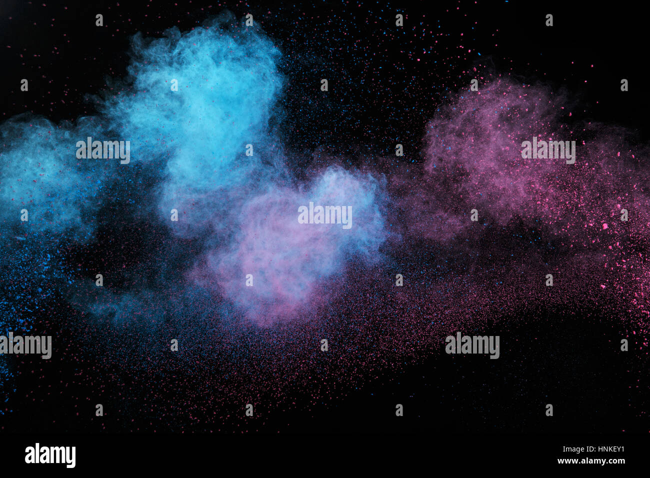 Pink color powder splashing hi-res stock photography and images - Alamy