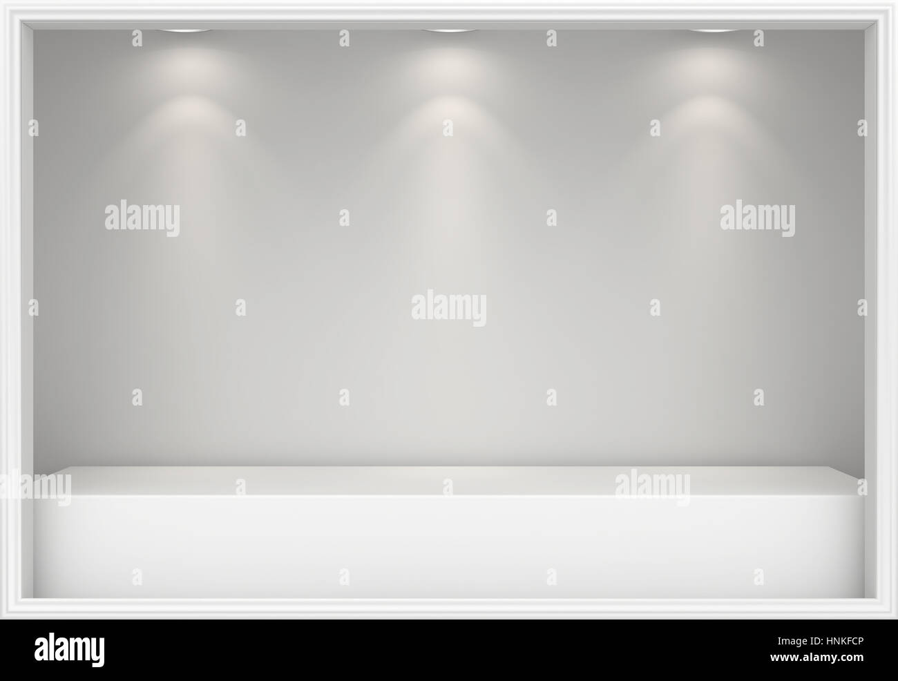 Shop showcase. Mock up Stock Photo - Alamy