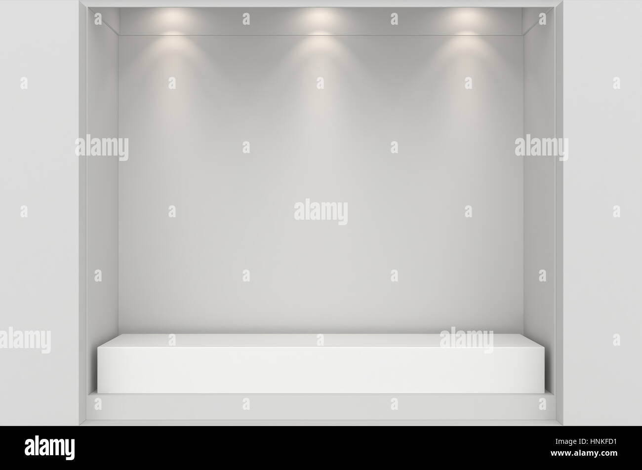 Shop showcase. Mock up Stock Photo - Alamy