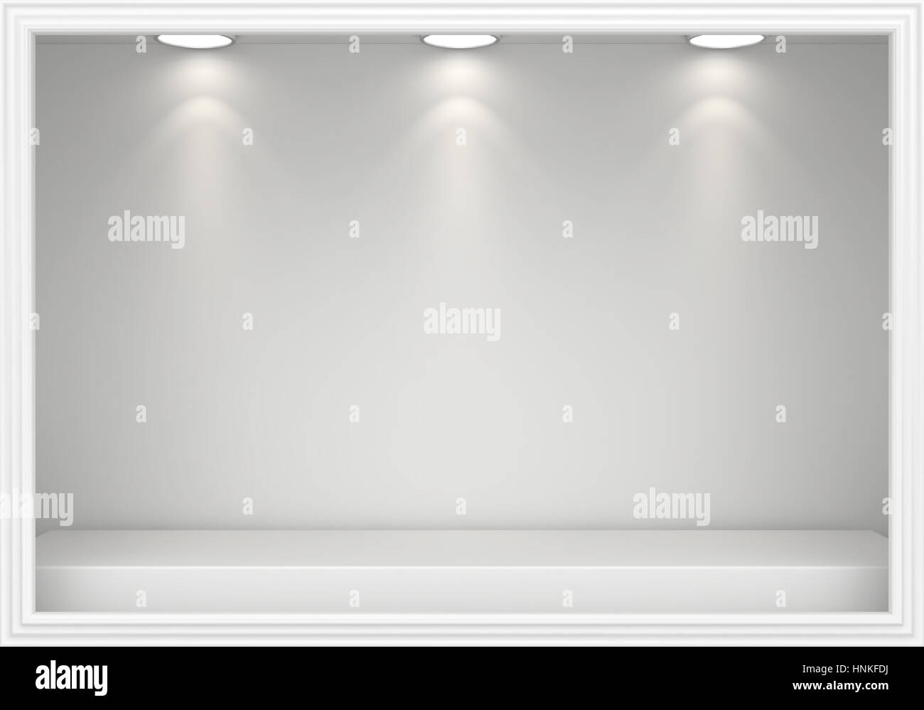 Empty Shop window display Stock Photo - Alamy