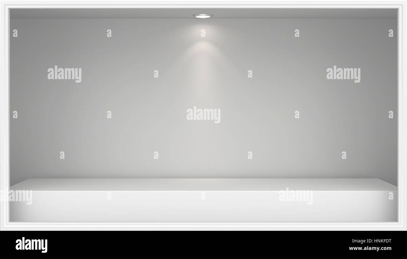 Empty Shop window display Stock Photo - Alamy