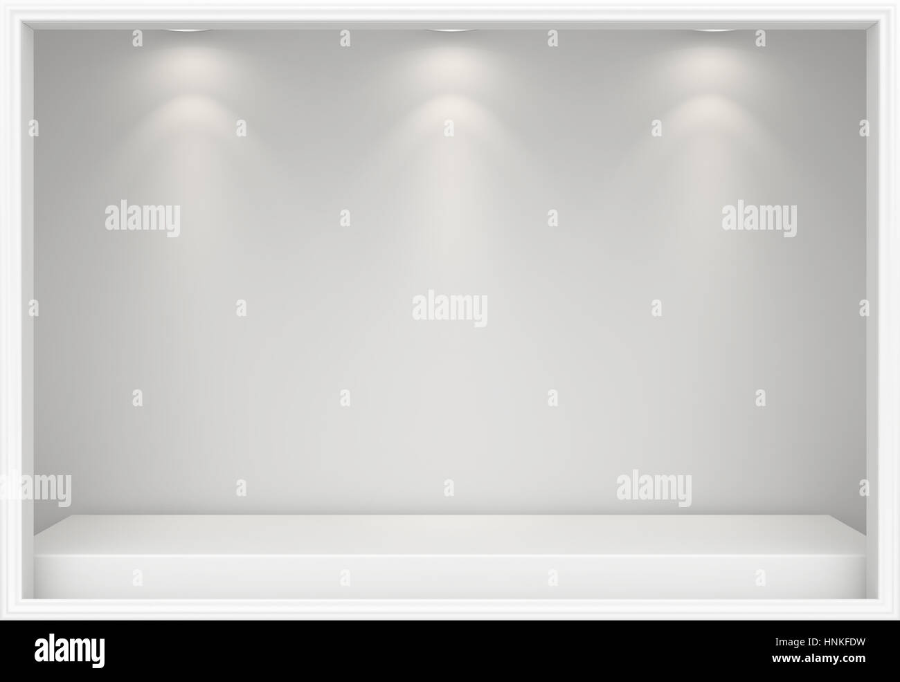 Empty Shop window display Stock Photo - Alamy