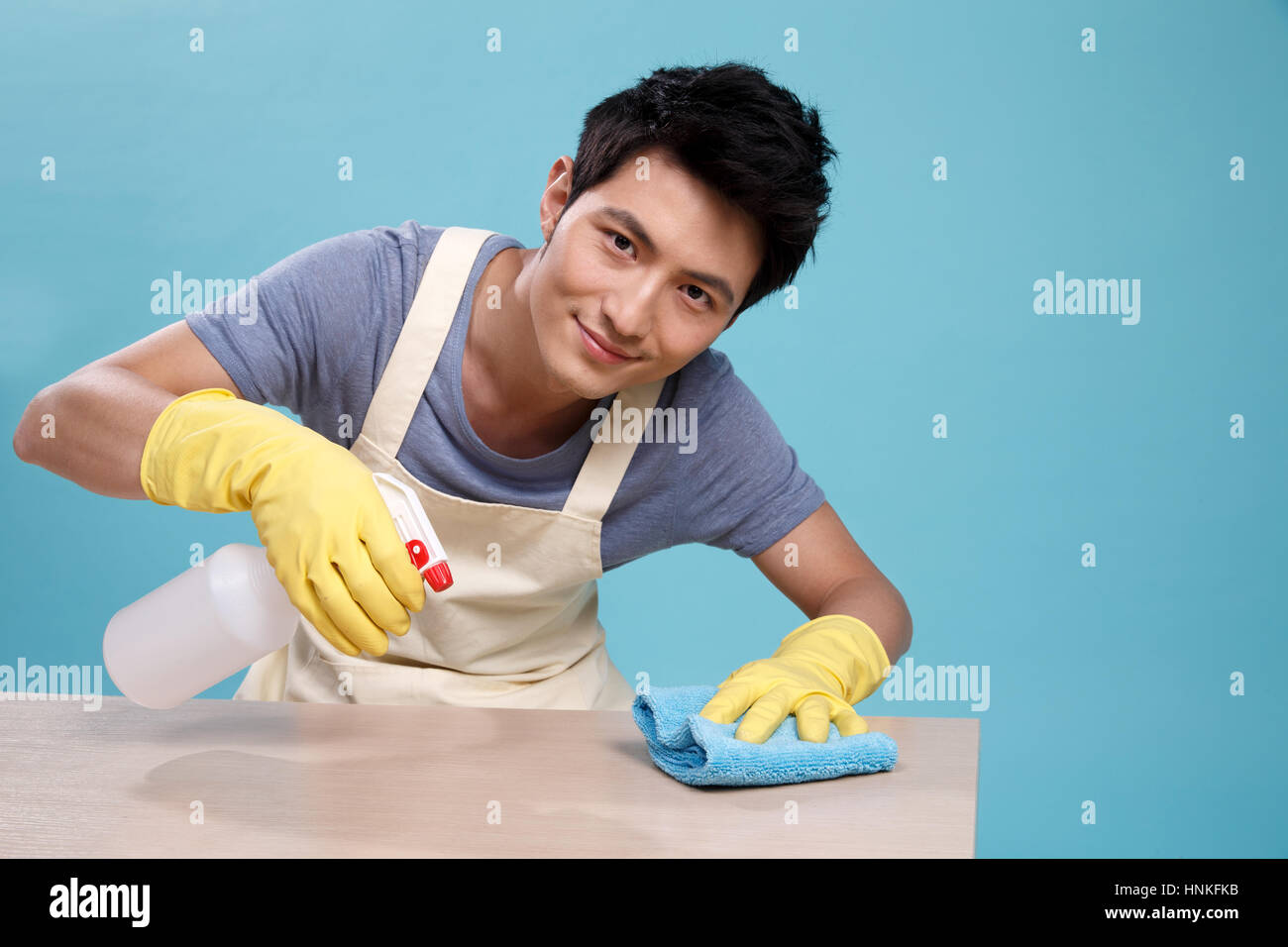 Men sweeping hi-res stock photography and images - Alamy