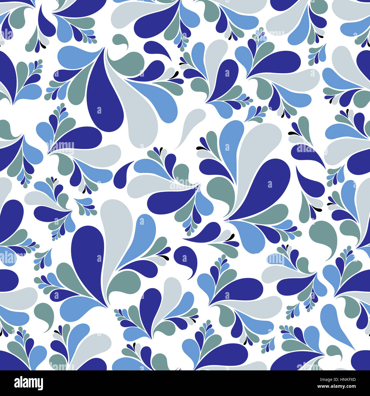 Seamless repeating floral pattern.Vector Stock Photo - Alamy