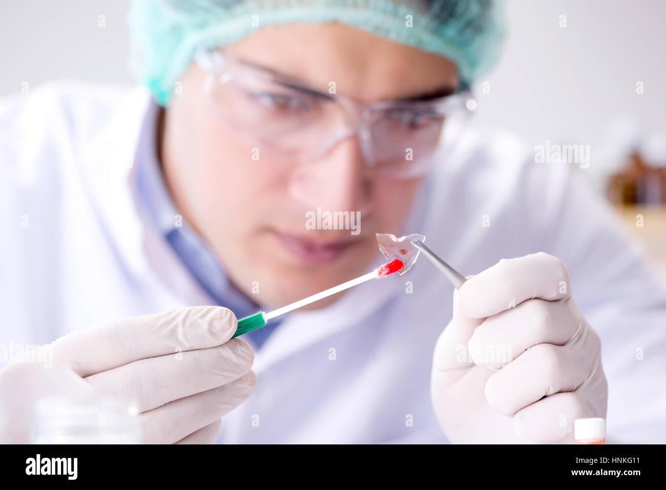 Blood testing in the lab Stock Photo - Alamy