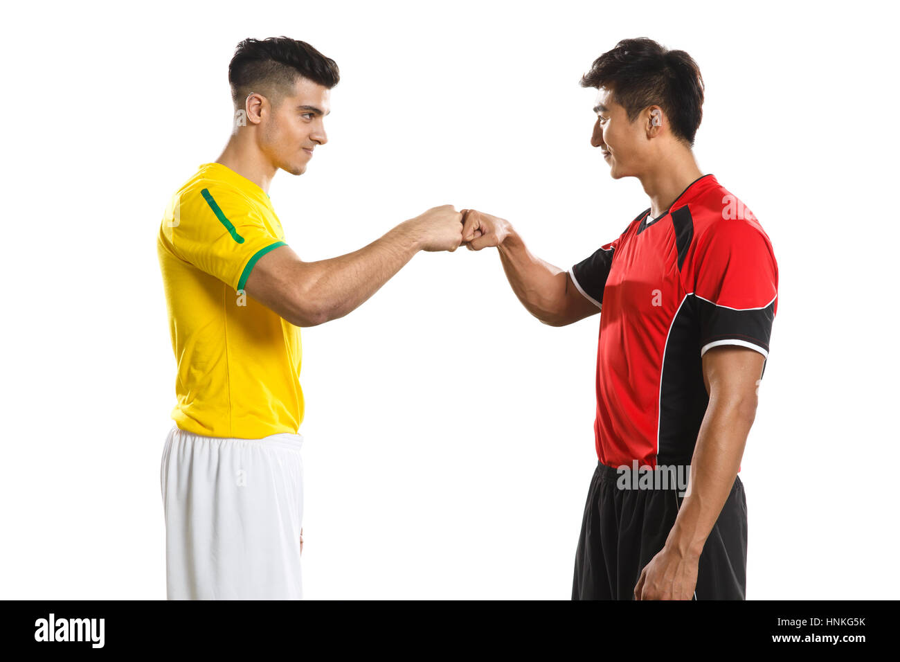 Two football players face to face hi-res stock photography and images ...