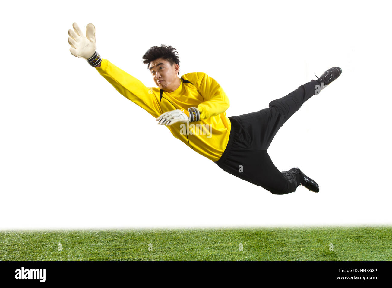 Goalie making a save hi-res stock photography and images - Alamy