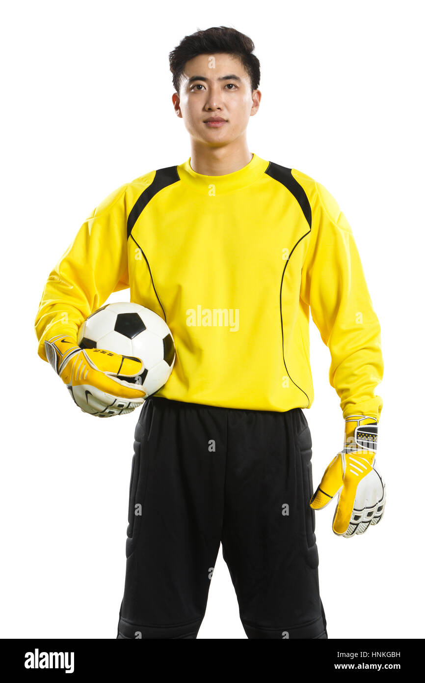 Goalkeeper view Cut Out Stock Images & Pictures - Alamy