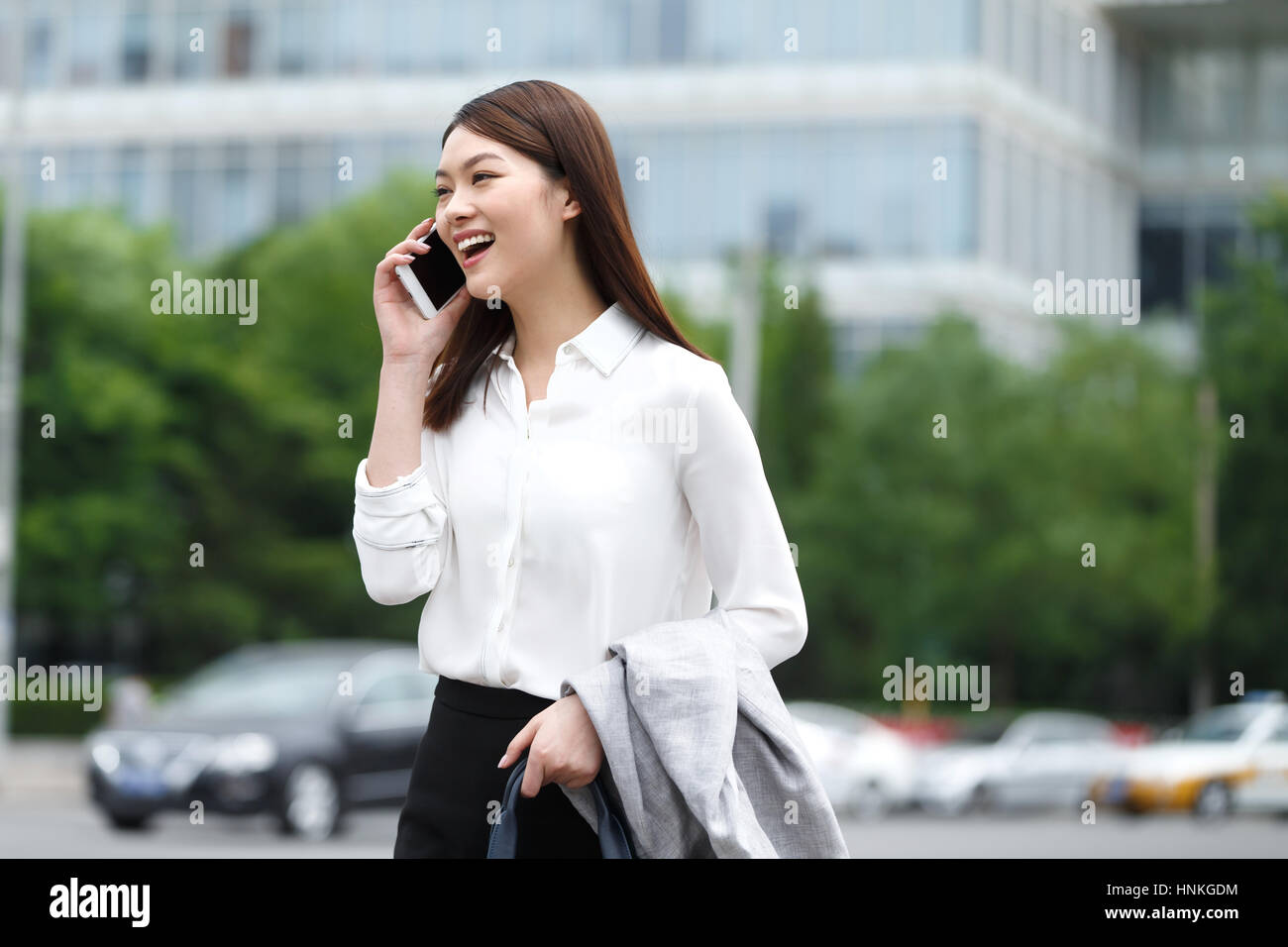 Young woman to call Stock Photo - Alamy
