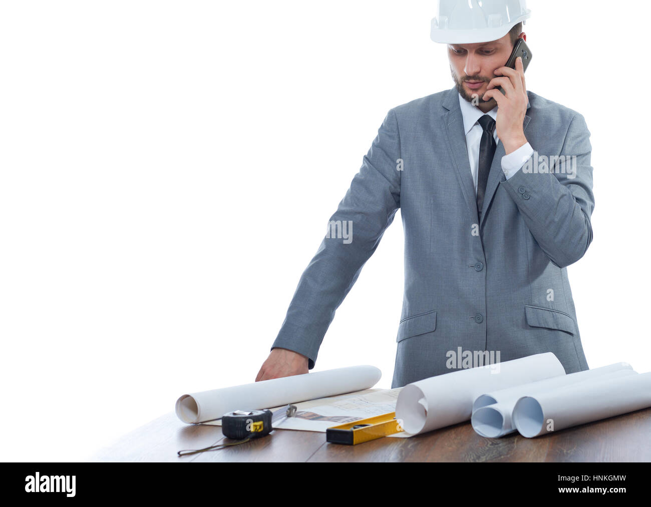 Construction conversation business hi-res stock photography and images ...