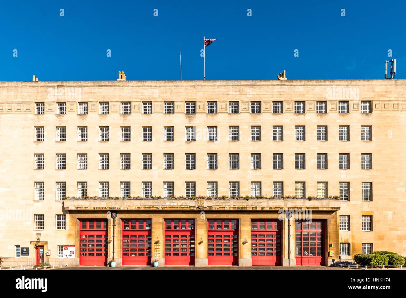 Fire station building in Northampton England Stock Photo - Alamy