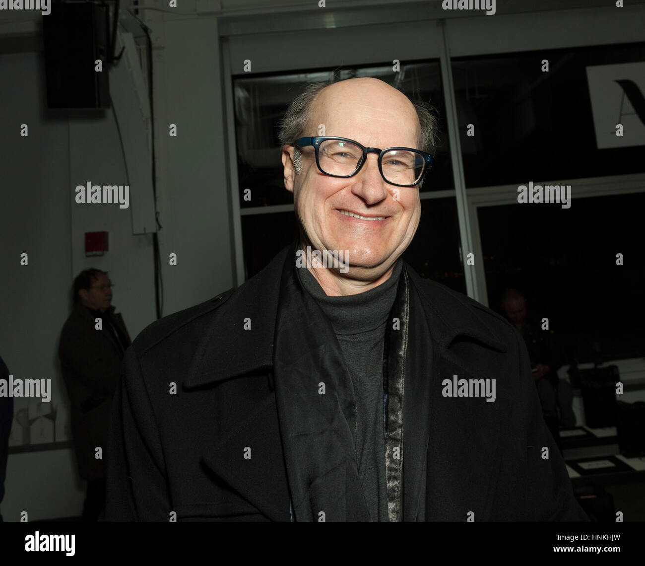 New York, United States. 13th Feb, 2017. James Warhola attends runway ...