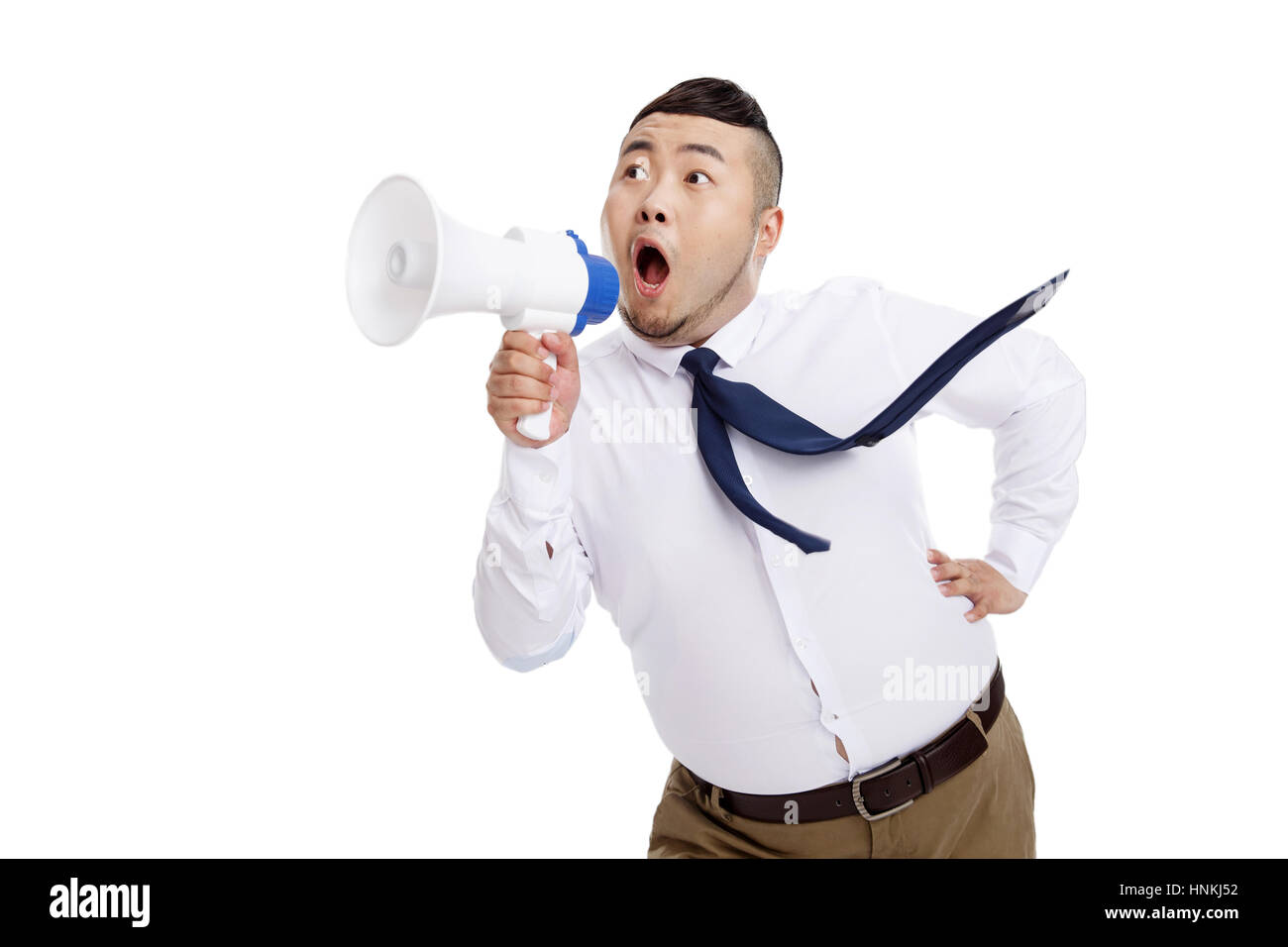 Shouting at fat person hi-res stock photography and images - Alamy