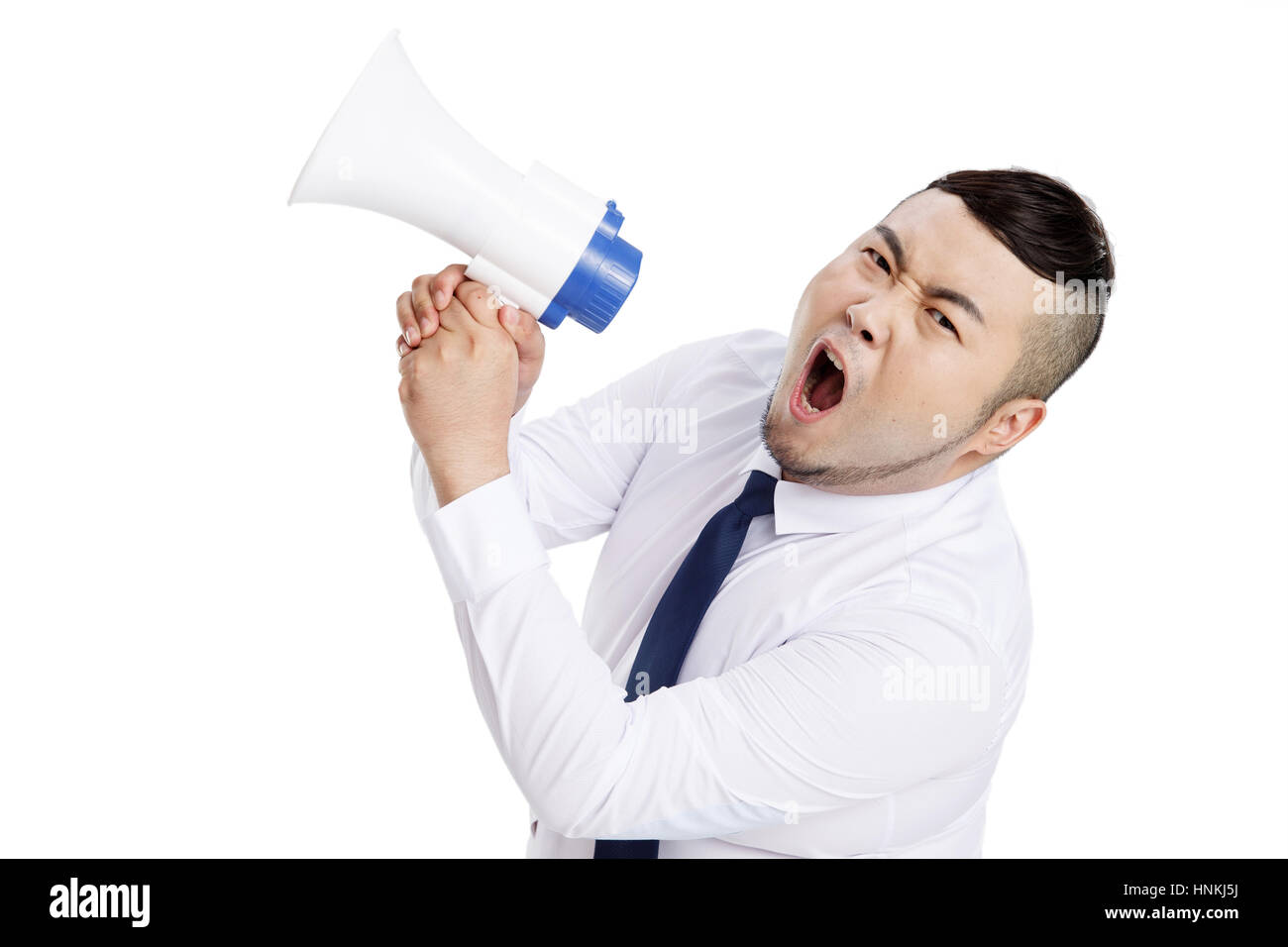 Shouting at fat person hi-res stock photography and images - Alamy
