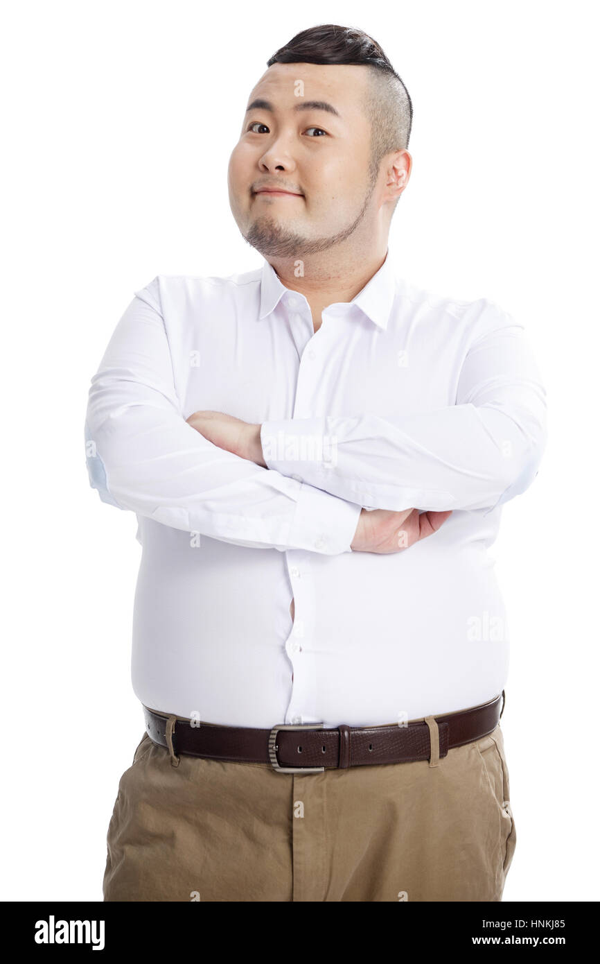 Business fat man Stock Photo - Alamy