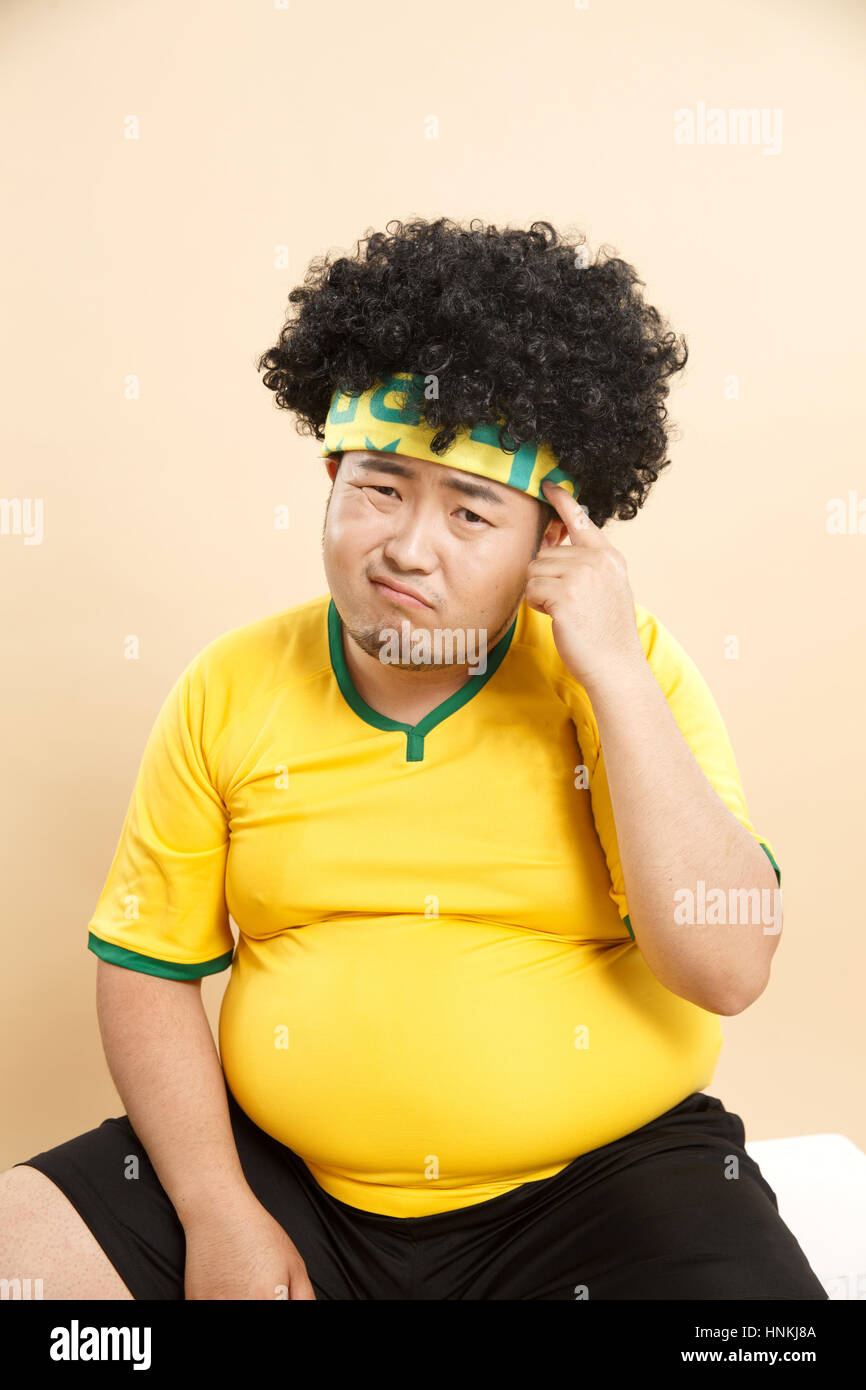 Young male fans Stock Photo - Alamy