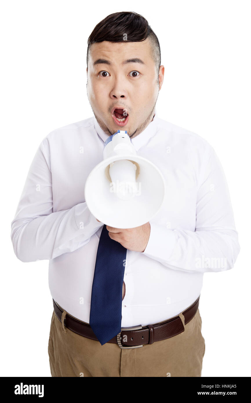 Large megaphone hi-res stock photography and images - Alamy