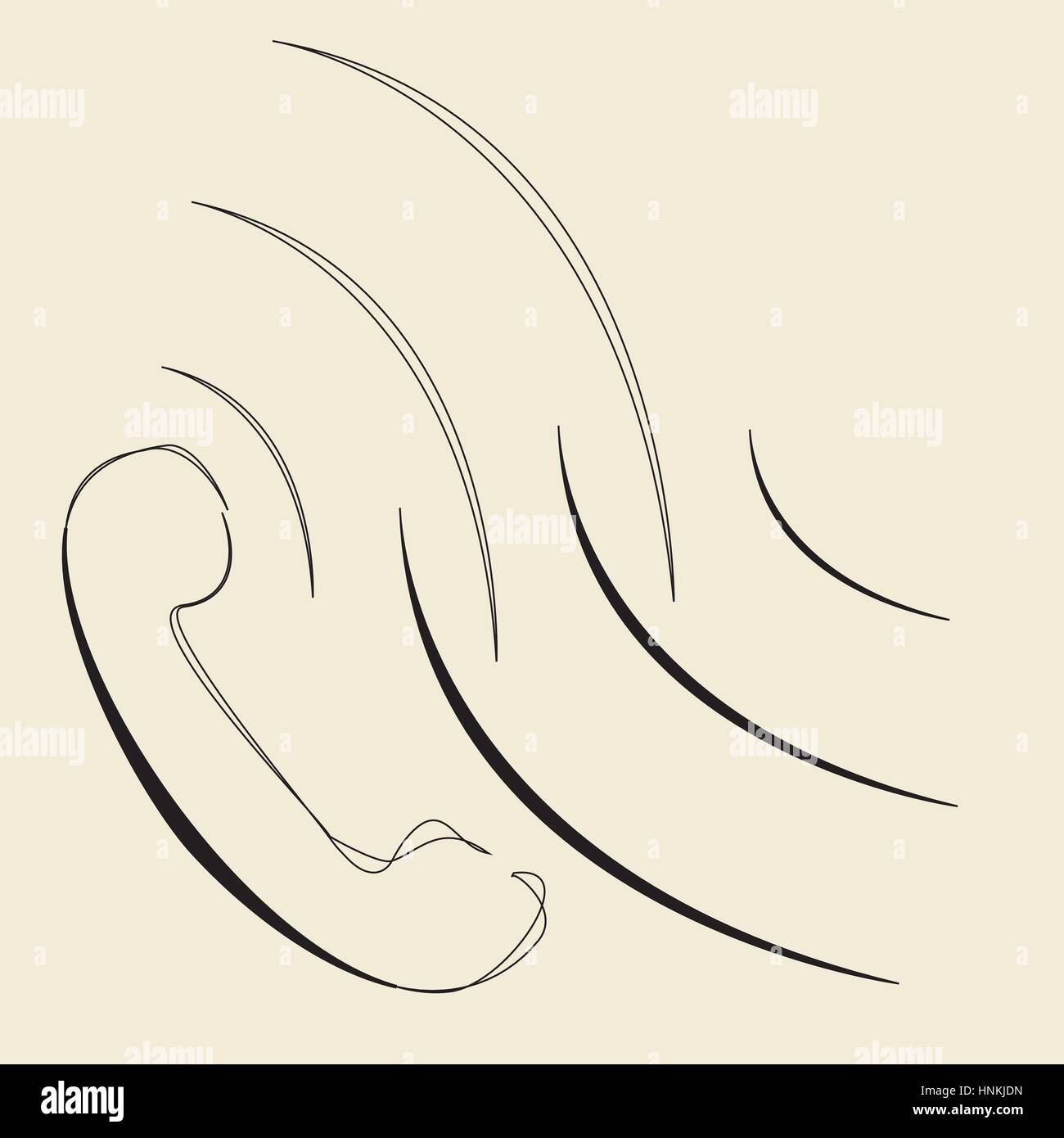 Smart phone sound waves hi-res stock photography and images - Alamy