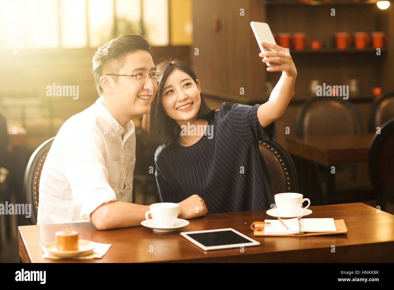 Two men only cafe hi-res stock photography and images - Alamy