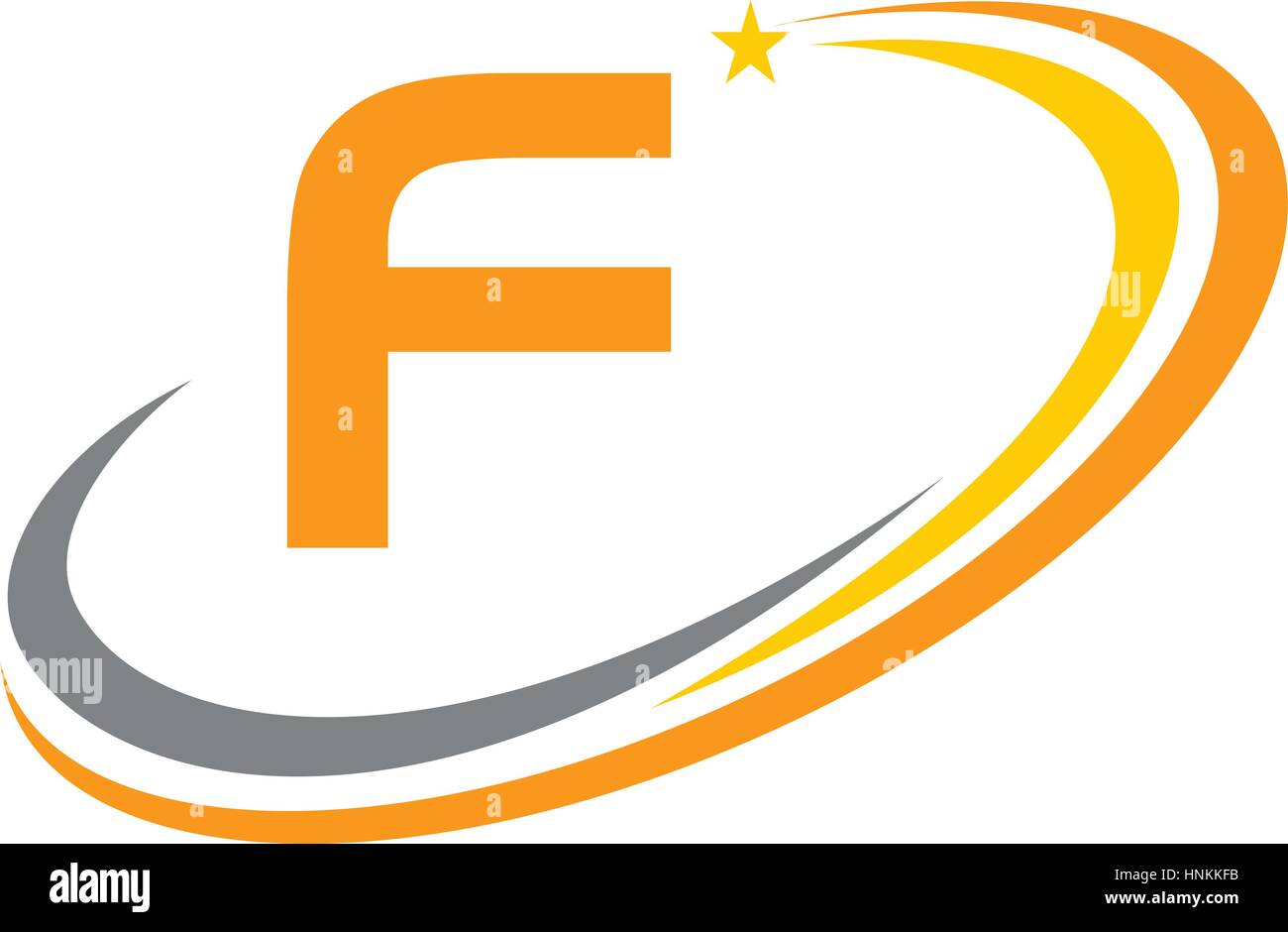 Modern logo solution letter f Cut Out Stock Images & Pictures - Alamy