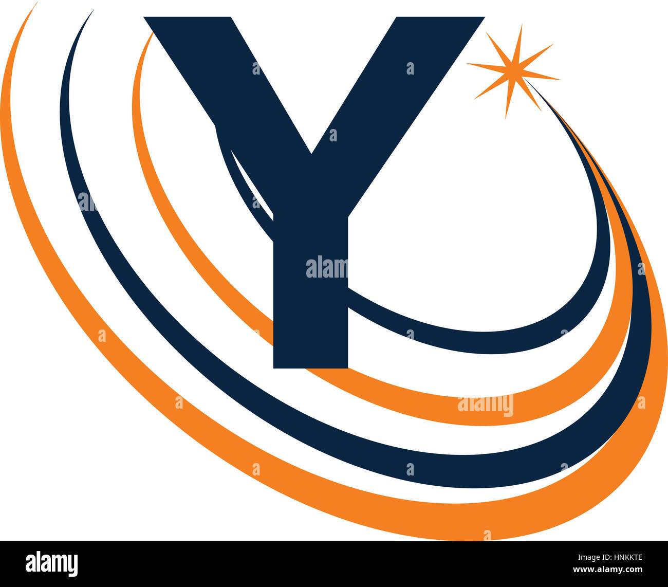 Star Swoosh Letter Y Stock Vector Image & Art - Alamy