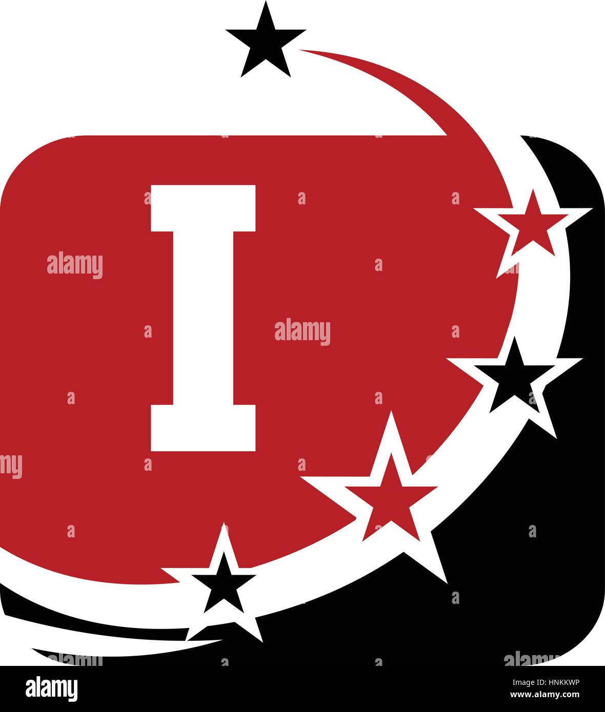 Star Solutions Initial I Stock Vector Image & Art - Alamy