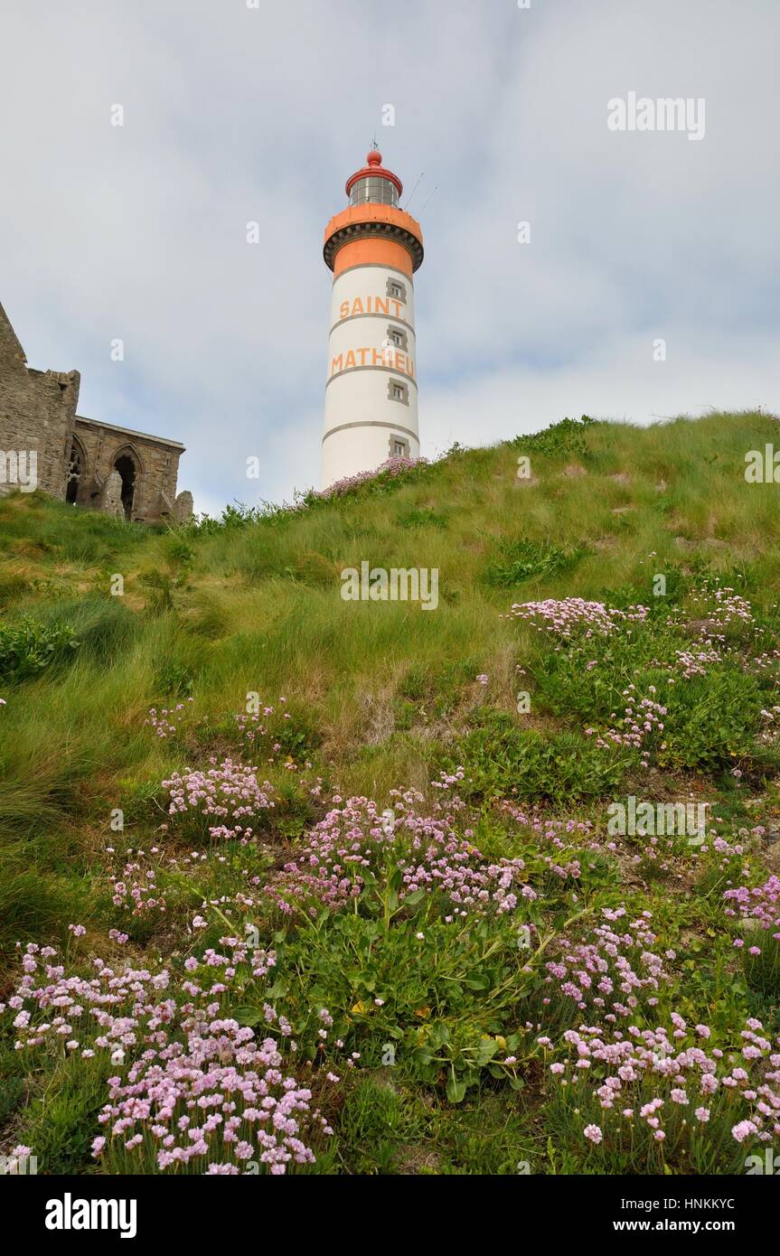 29 Plougonvelin La Pointe Saint Mathieu High Resolution Stock ...