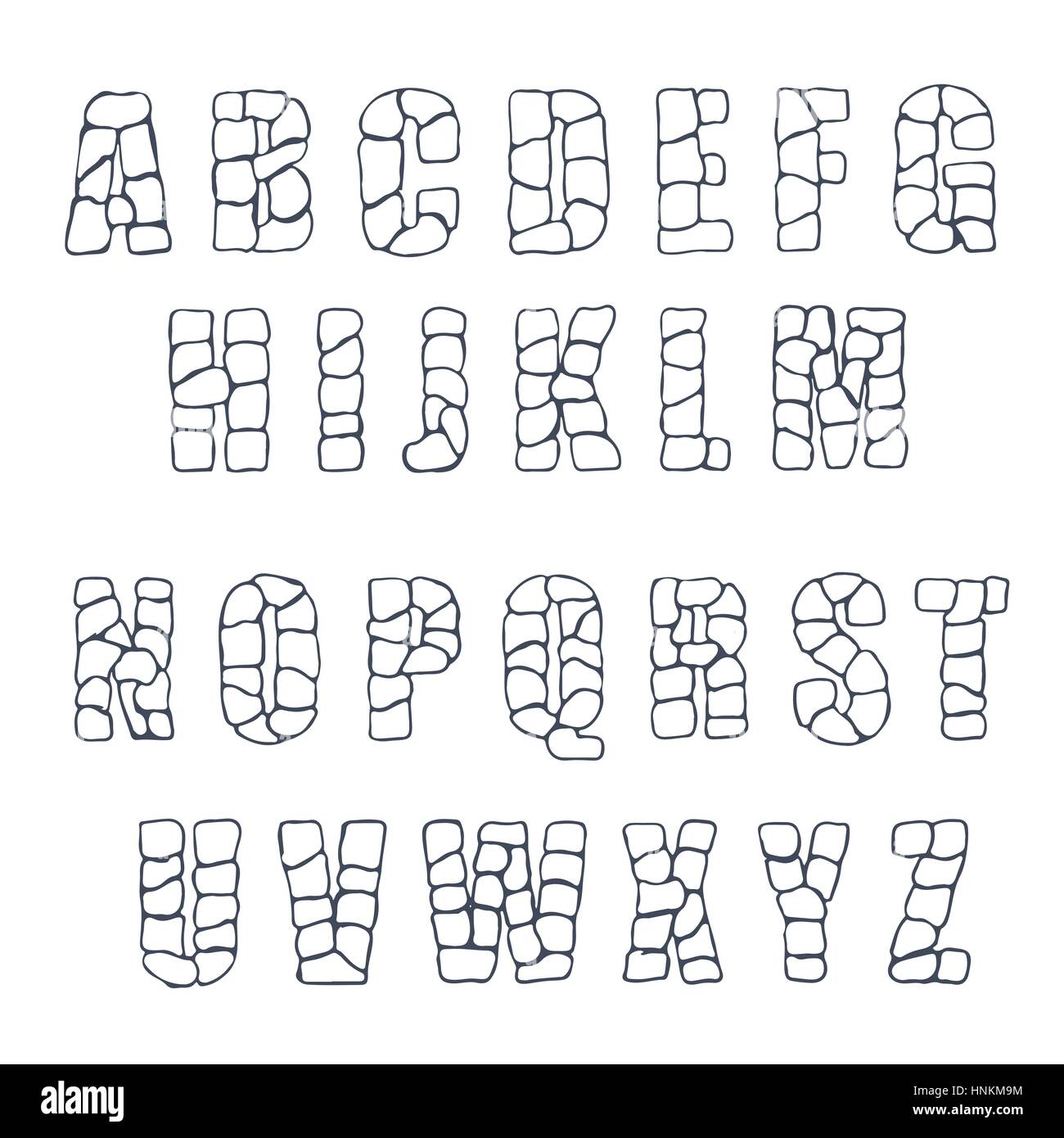 Alphabet stone hi-res stock photography and images - Alamy