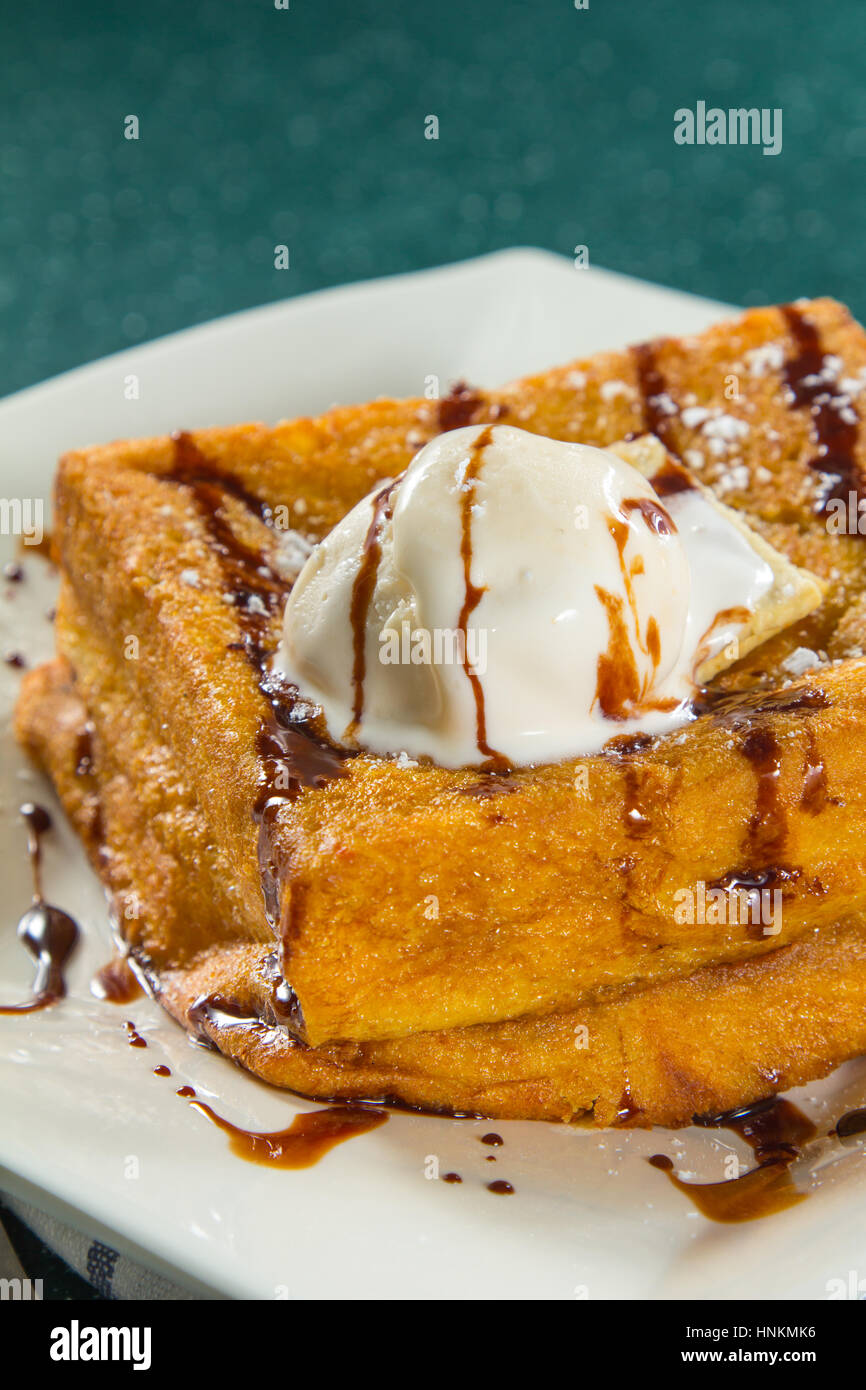 ice cream toast Stock Photo - Alamy