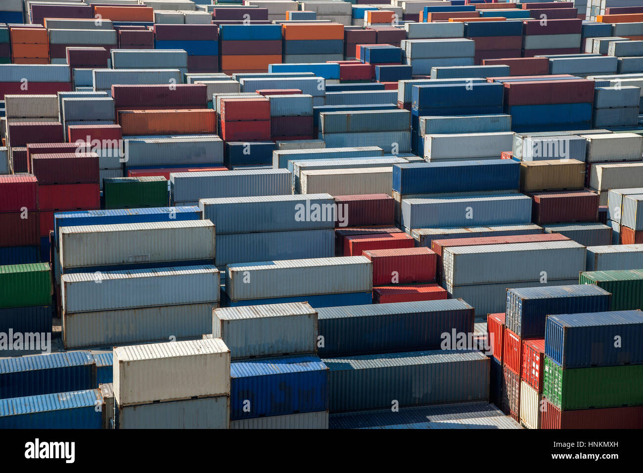 Container port day high angle exterior hi-res stock photography and ...